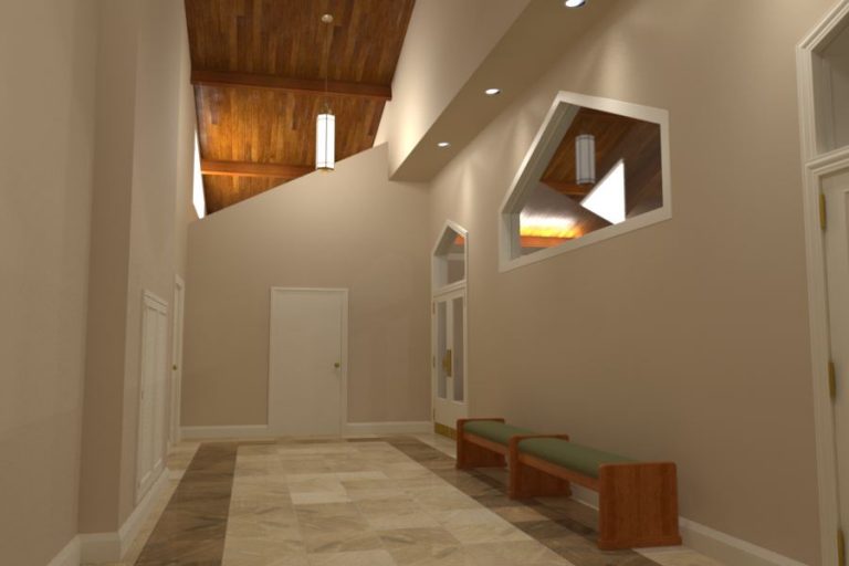 Church 3D Rendering | Interior Design for Churches